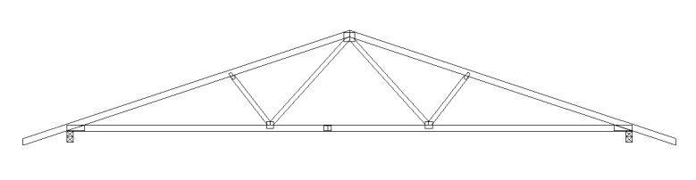 24 ft. Span LGS Common Truss: C11024 - Modern Structural Systems